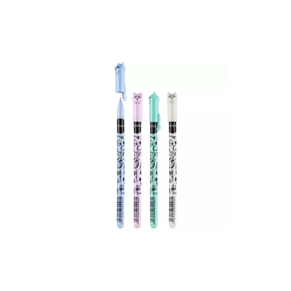 Centrum Cicam mintás Radírozható Kupakos zselés toll (Kék tinta/ 0,5 mm ...