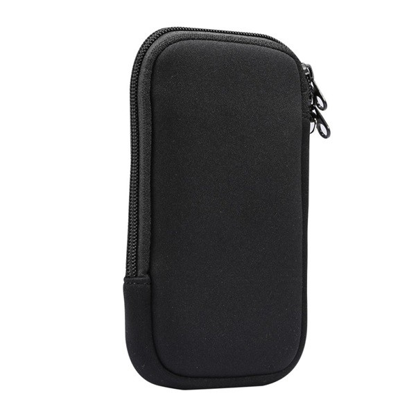 Tok álló, textil (ütésálló belső, cipzáras, univerzális, 4.7-5.4" méret ...