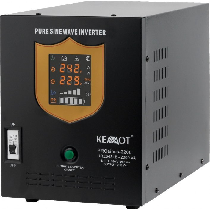 Kemot UPS Prosinus-2200 Tiszta Szinusz Hullámú Inverter Töltési ...