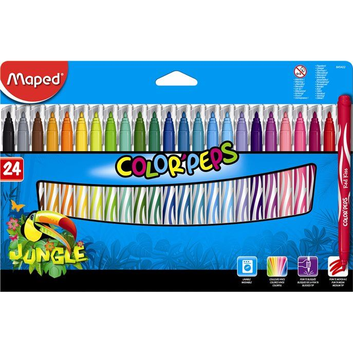 Maped Color`Peps Jungle filctoll készlet 24 db-os (IMA845422) - XuPe.hu ...