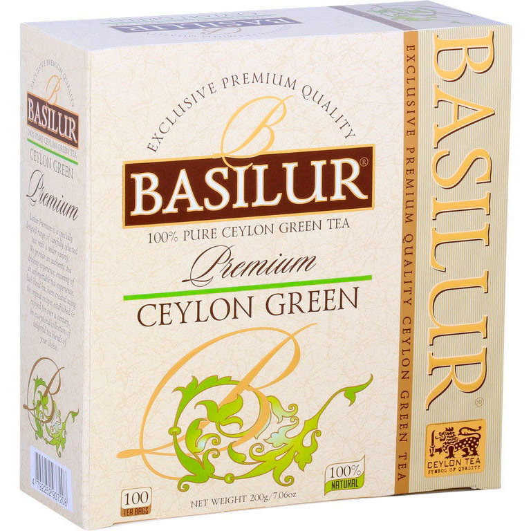 BASILUR Premium Ceylon green nem csomagolt,100×2 g - XuPe.hu ...